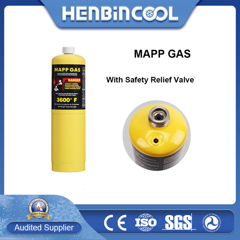 14oz MAPP Gas Cylinder 399.7g Map Pro Gas Cylinder Sản lượng nhiên liệu ...